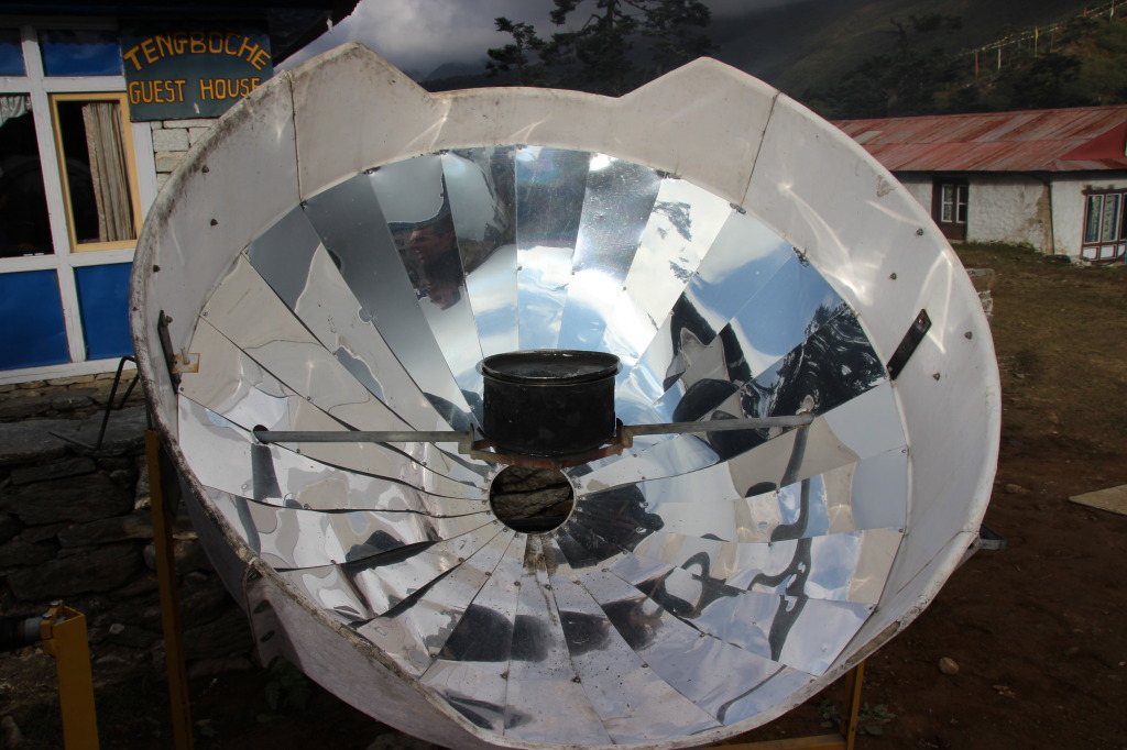 Solar Cooking – Boiling Water | The Trek to Everest Base Camp